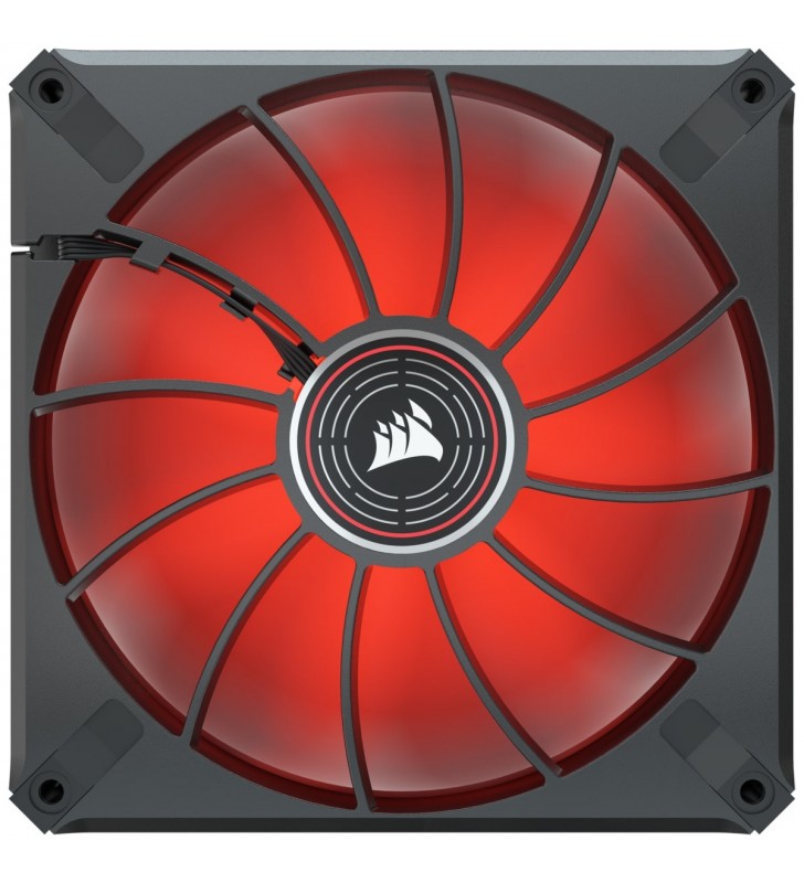 CORSAIR ML140 LED ELITE 140mm Magnetic Levitation Rouge SINGLE PACK ...