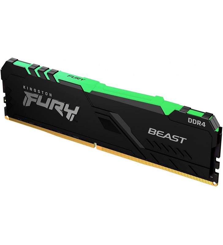 KINGSTON 16G (1x16G) D4 3200Mhz FURY Beast RGB - Chipset.fr